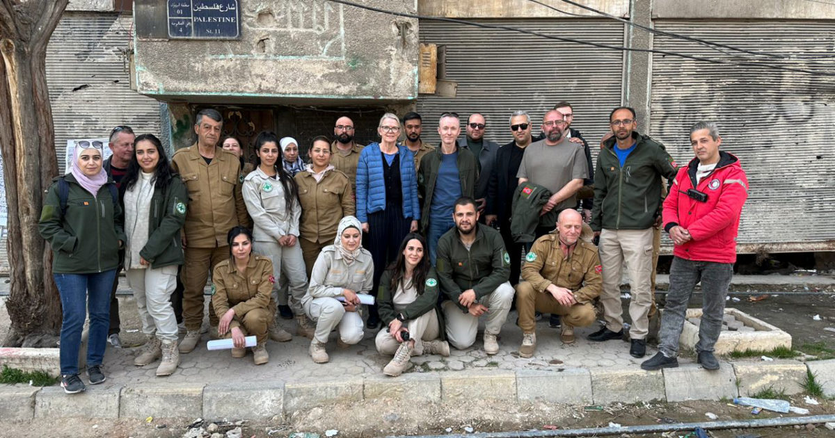 Norwegian People's Aid | Humanitarian mine action operations underway…